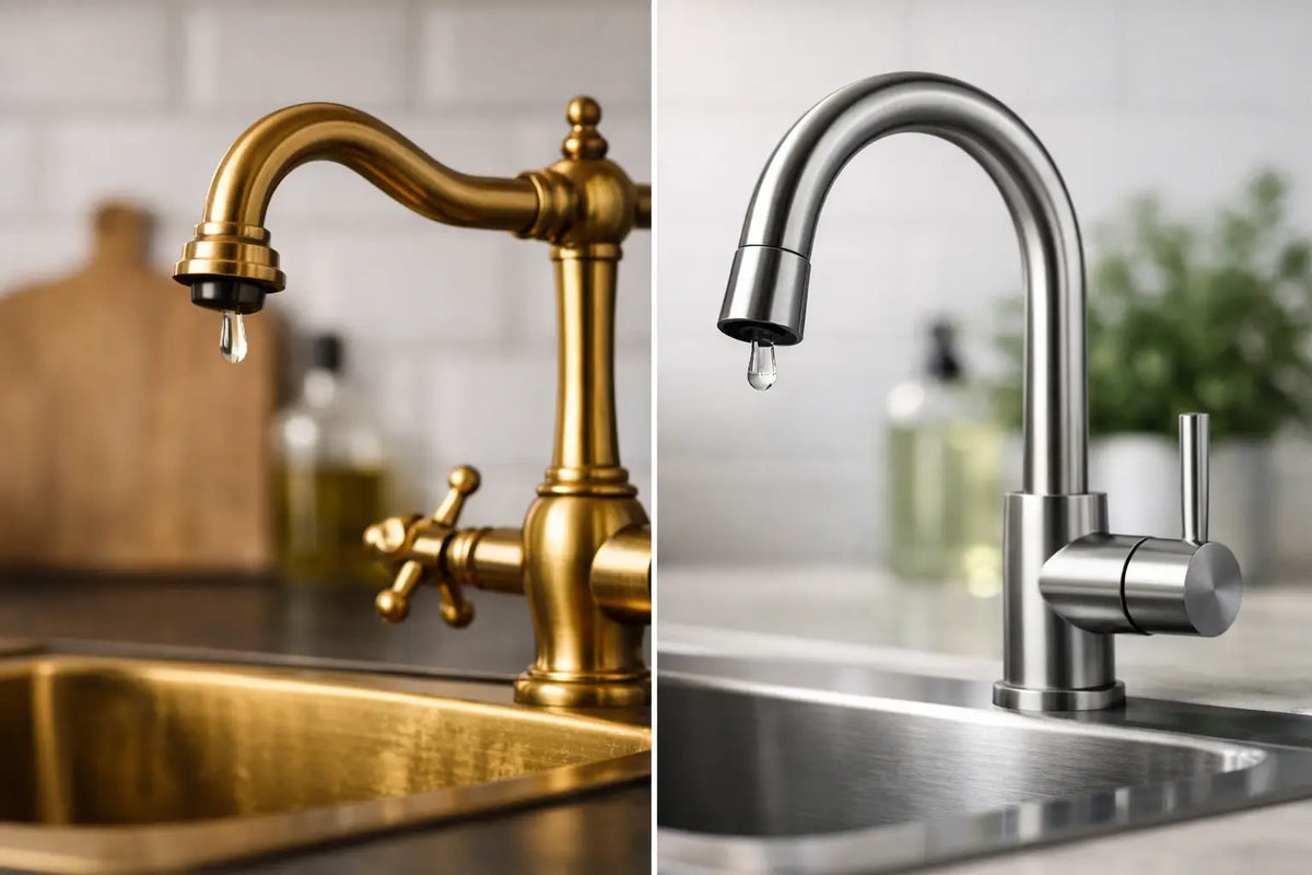 Brass Faucet vs Stainless Faucet – INFINITE BATH